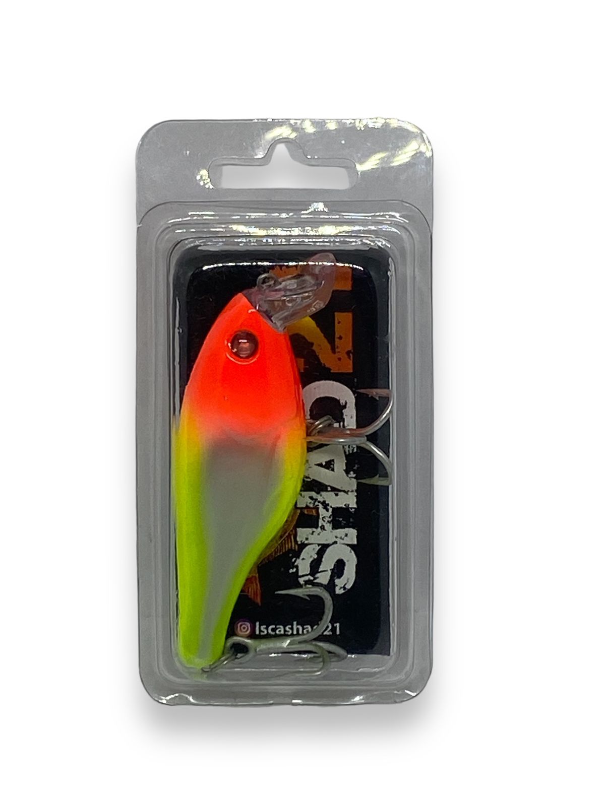 Isca Artificial Lure 21 Shad 21 cor 03 7,2cm 12g com ratlin meia agua ...