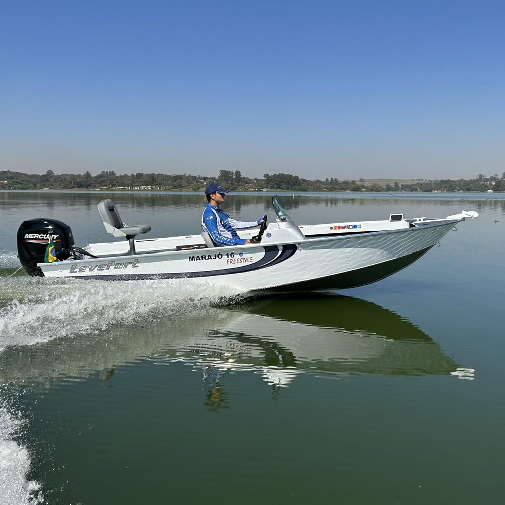 Barco Levefort Marajó 16 Freestyle Special Series + Mercury 60 HP 4T ...
