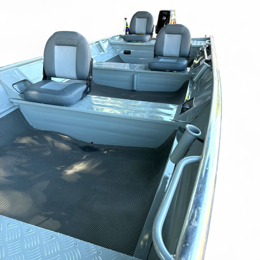 Barco de alumínio Martinelli X-Boat 6.0 Soldado + Mercury 60 HP 4 ...