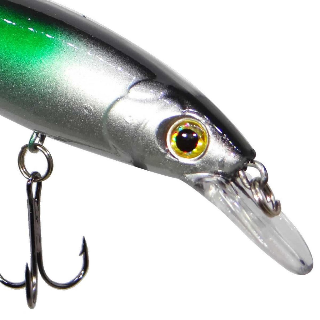 Isca artificial Action Raptor-X 100 cor: prata e verde - Martinelli ...