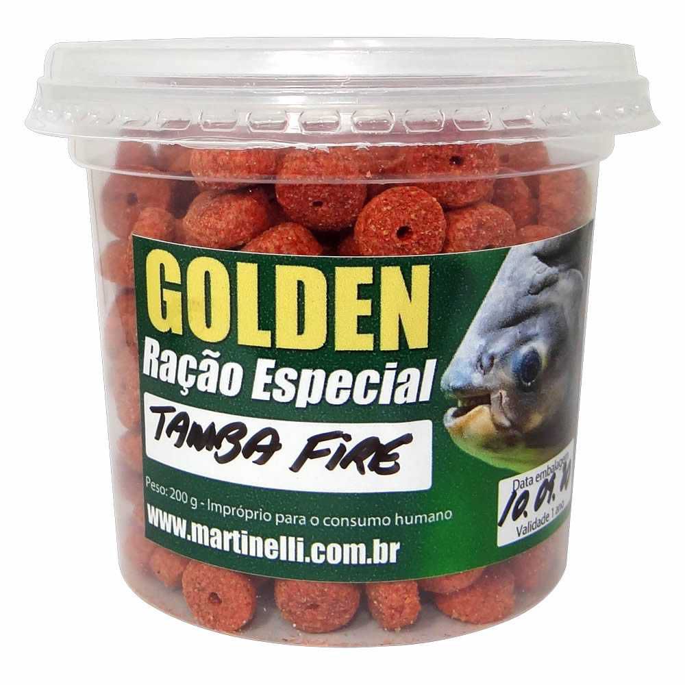 Ração Golden Furadinha Tamba Fire 180g - Martinelli Pesca e Náutica ...