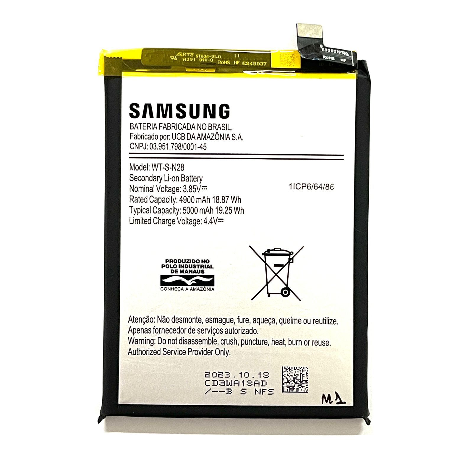 Bateria Samsung A05 ( Sm-A055 ) / A05s - Smarts Parts Bateria Samsung A05 ( Sm-A055 ) / A05s - Smarts Parts