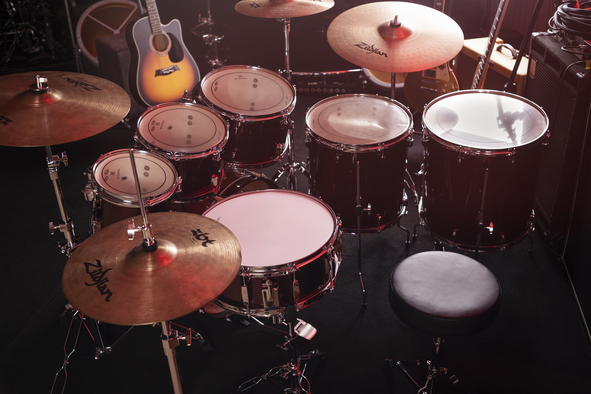 Bateria Acústica Michael Legacy (Bumbos 22 ou 20 ou 18) - MusiKong ...