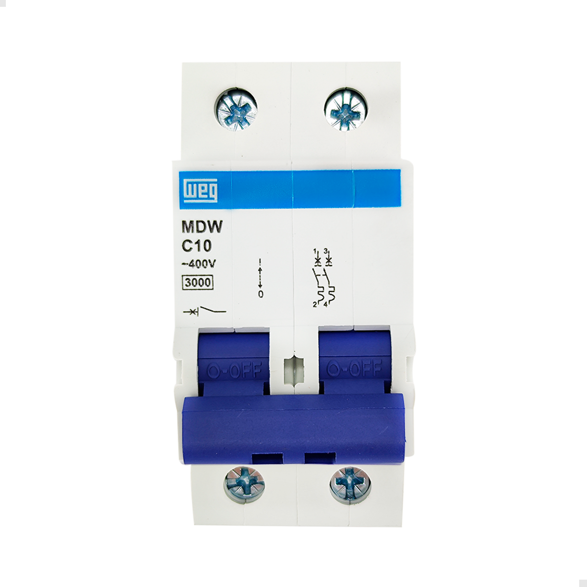 Minidisjuntor Weg Bipolar Mdw Curva C 10a - Unitek Comércio - Distribuidor e Assistência Técnica ...