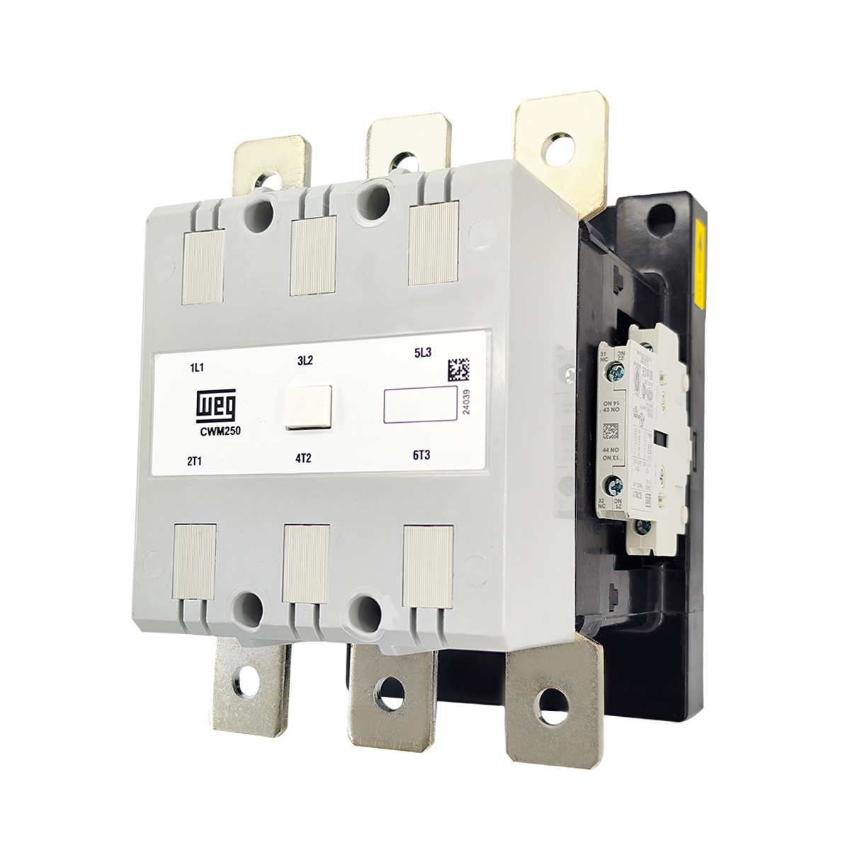 Contator 250a Weg Cwm250 2na 2nf 440vac Tripolar - Unitek Comércio ...