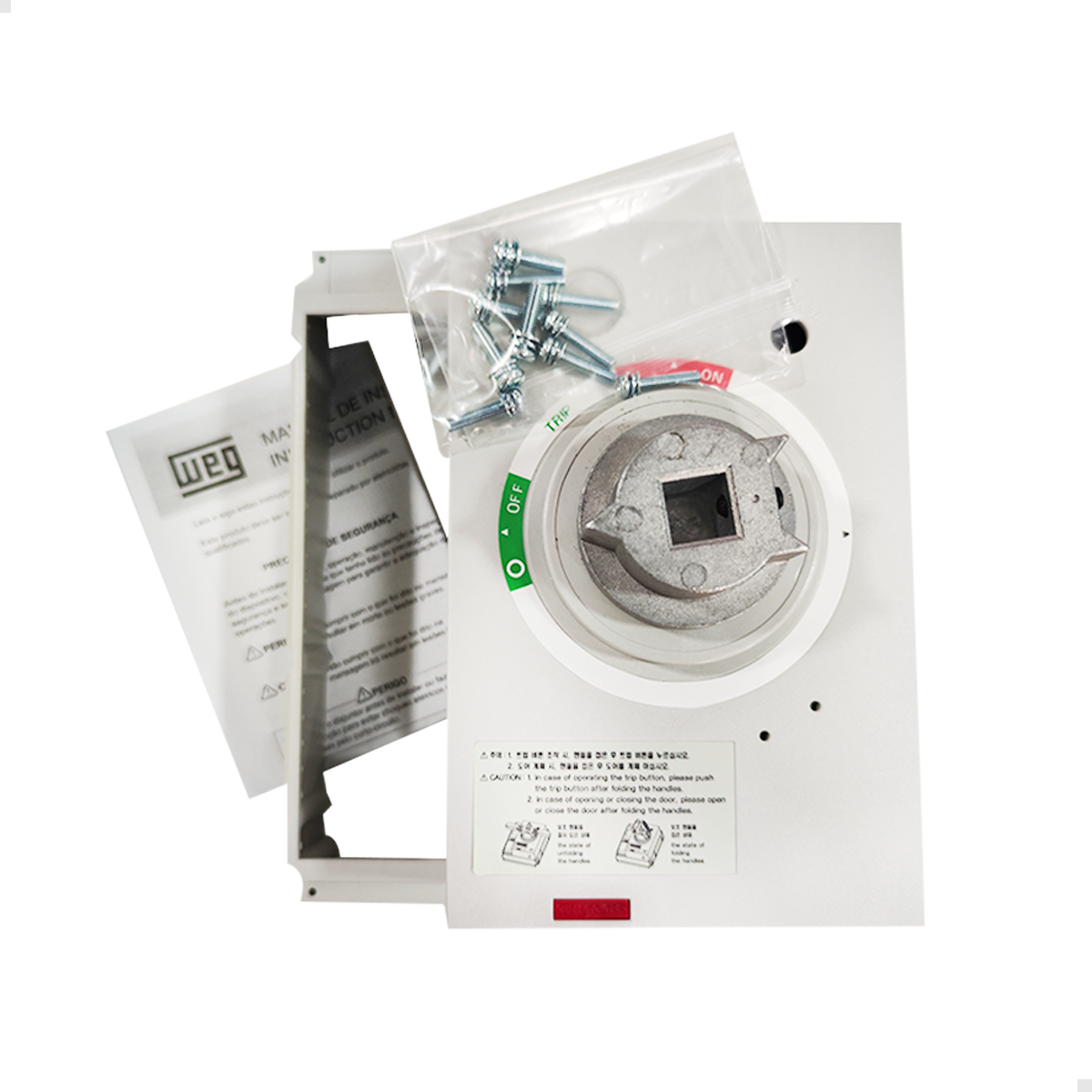 Manopla Rotativa Weg MR469 para Disjuntor Weg ACW1600 - Unitek Comércio ...