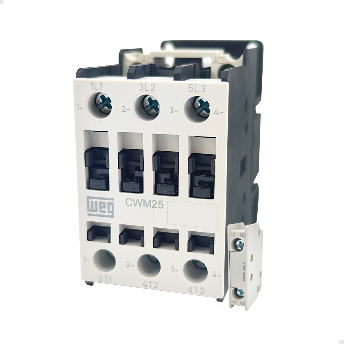 Contator 25a Weg Cwm25 1na 190v 50hz/220v 60hz Tripolar - Unitek ...