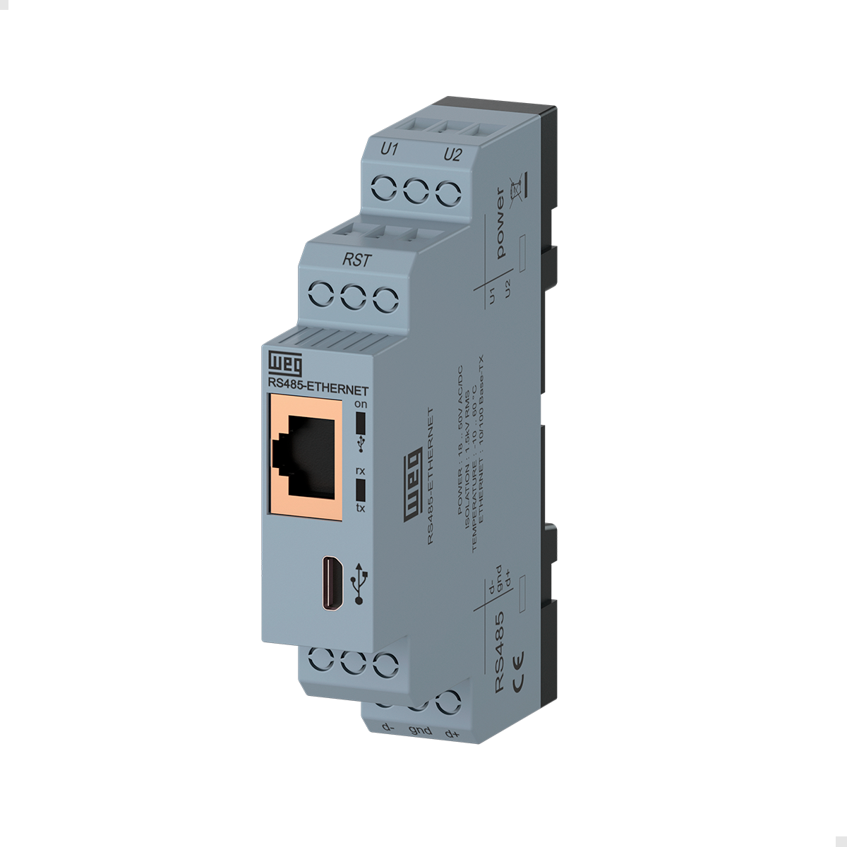 Conversor Weg Interface Rs485 - Ethernet - Unitek Comércio ...