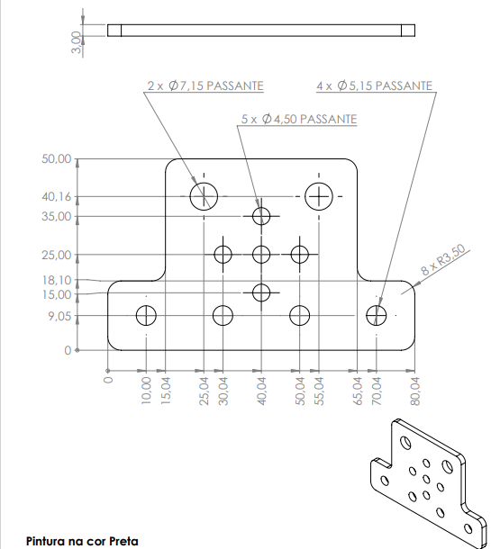 CHAPA ROLDANA ATUADOR - Forseti Soluções - A maior loja de Perfil ...