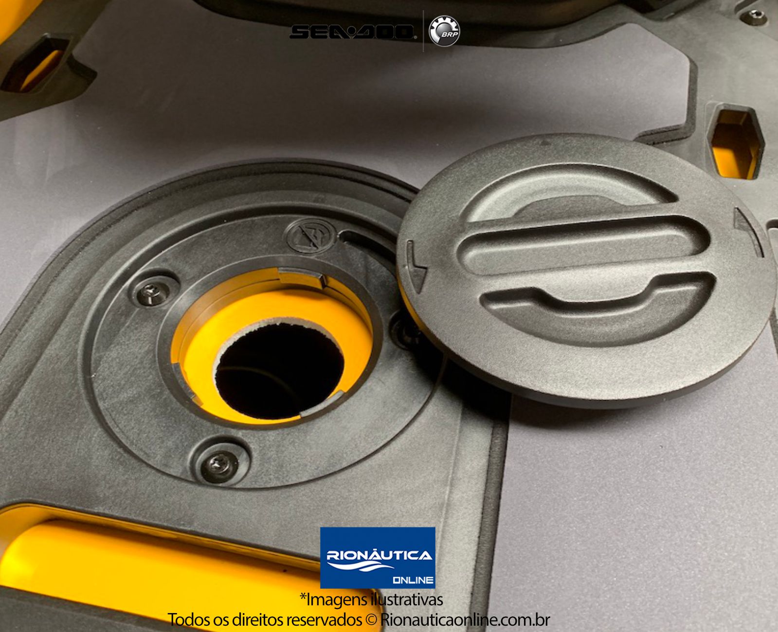 Tampa de Acesso ao Casco Torre / Mastro Wake 291004481 - Rionautica sua ...