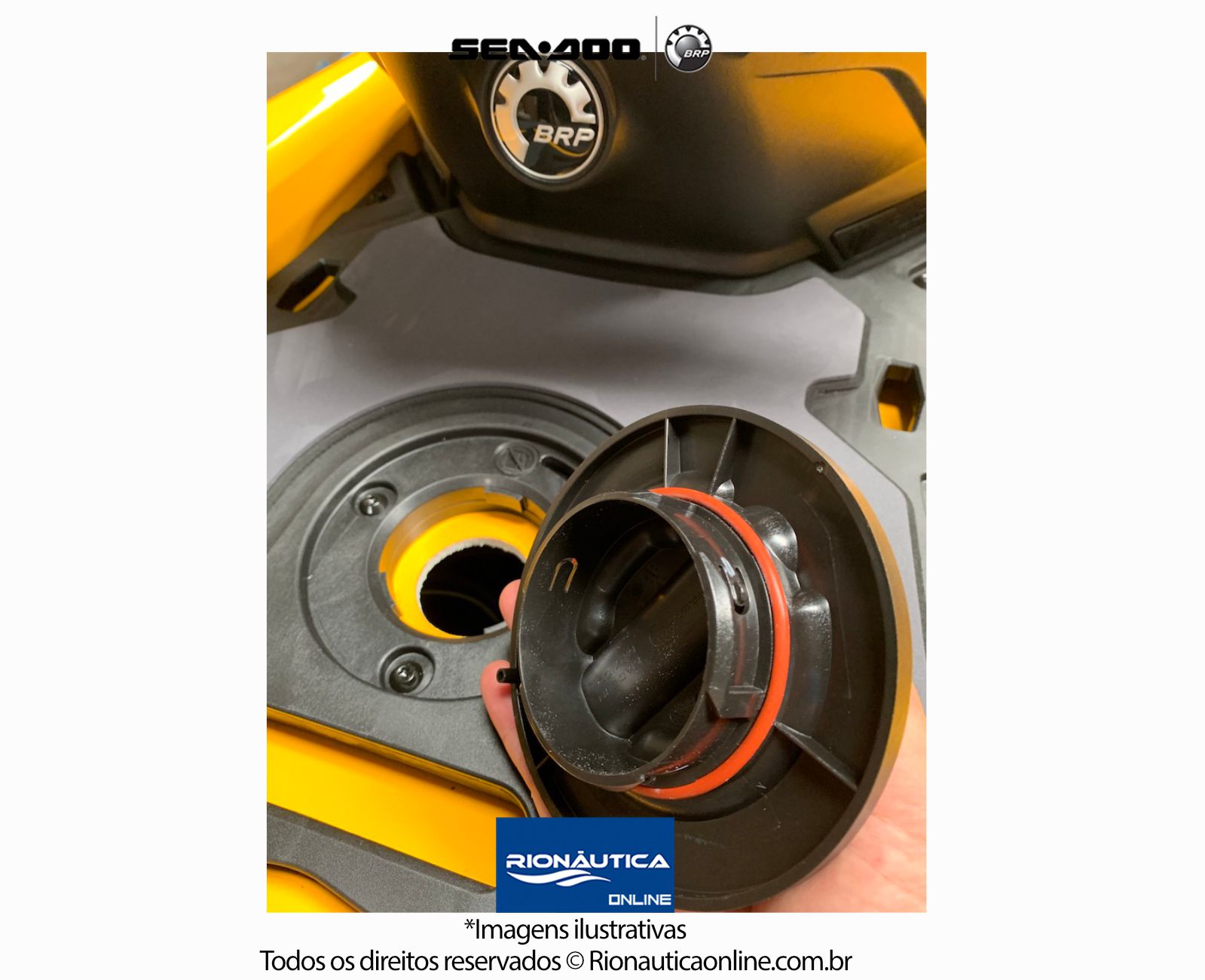 Tampa de Acesso ao Casco Torre / Mastro Wake 291004481 - Rionautica sua ...