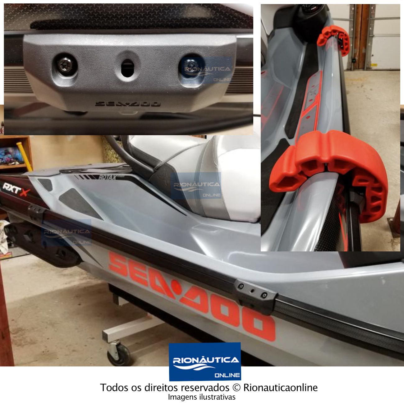 Kit de Instalação e Defensa Sea Doo Jet-ski RXT-X GTX WAKE PRO ...