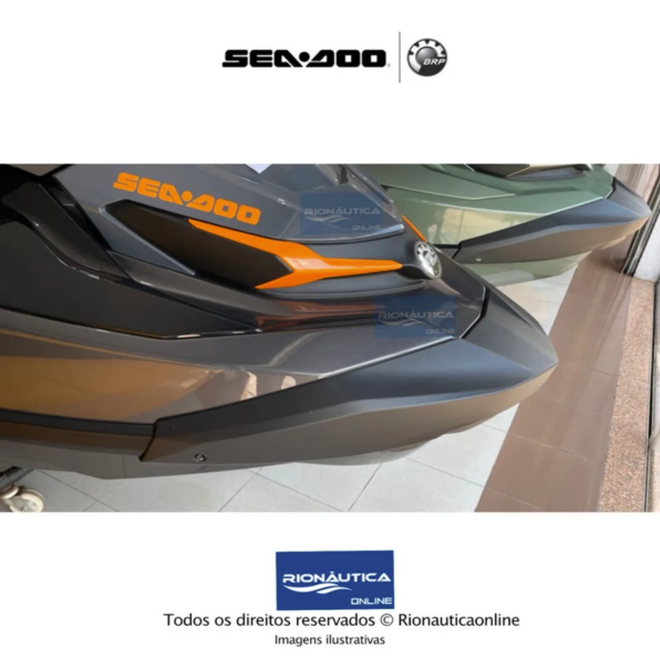 Para Choque Dianteiro Frontal Front Bumper Riginal Jet-ski Sea Doo GTX ...