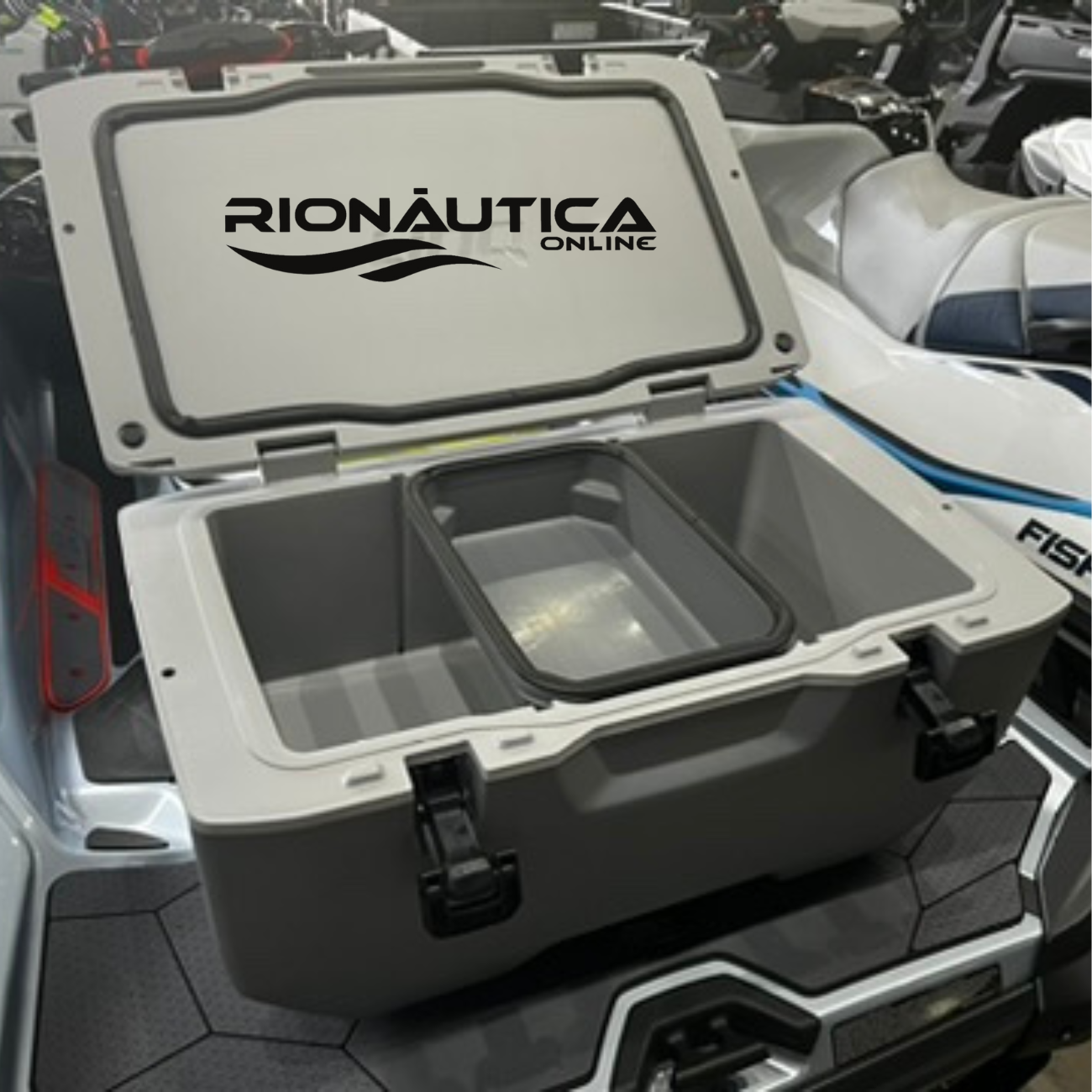 Caixa Térmica cooler 43L litros sistema LinQ Produto Original Sea Doo ...