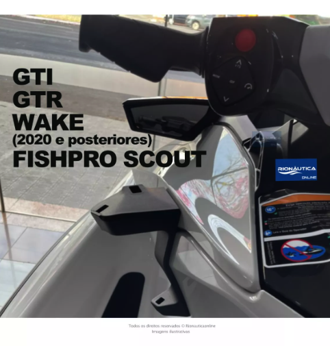 Porta Copo Suporte Vara Linq Sea Doo Gti Gtr Wake Fishpro Esquerdo ...