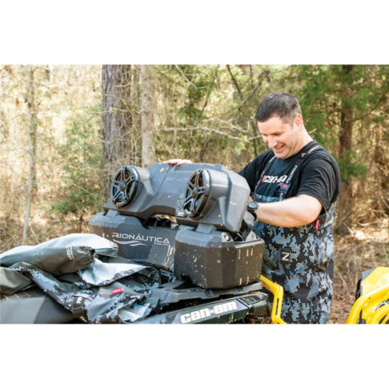 Bagageiro Com Som Linq 43l Quadriciclo Can Am Original Brp - Rionautica ...