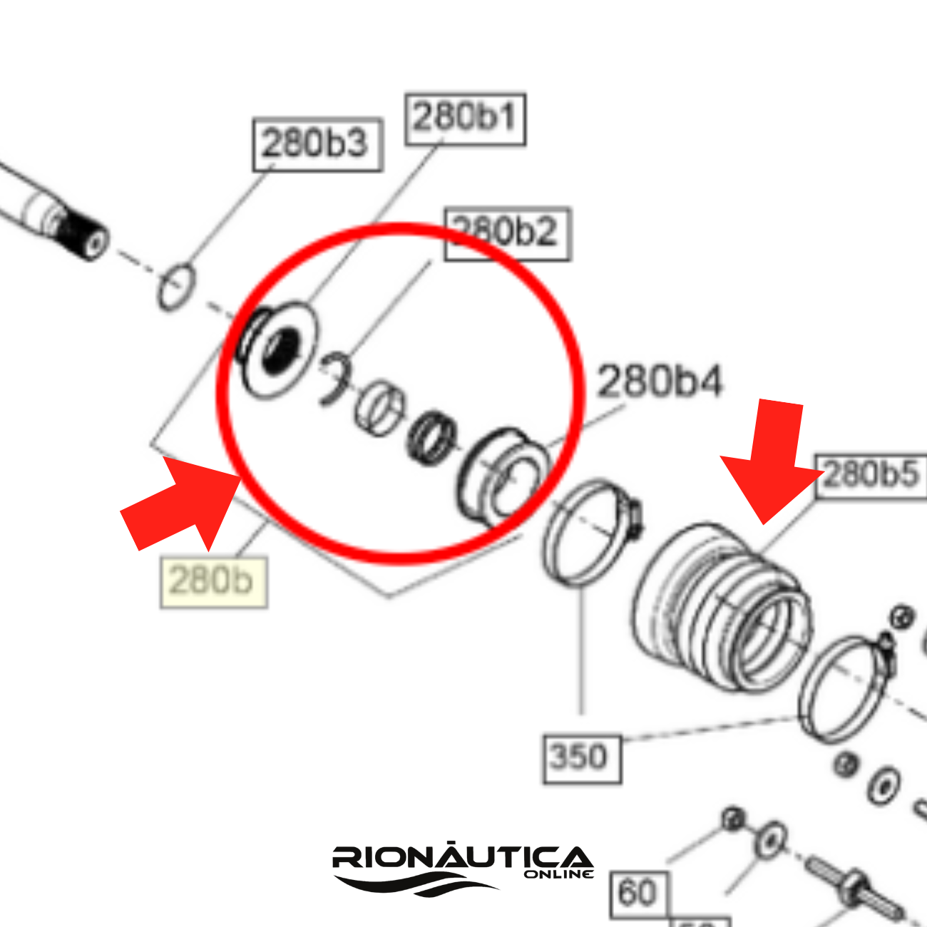 Kit Anel Bucha De Carbono Completo Original Sea Doo 295501202 ...