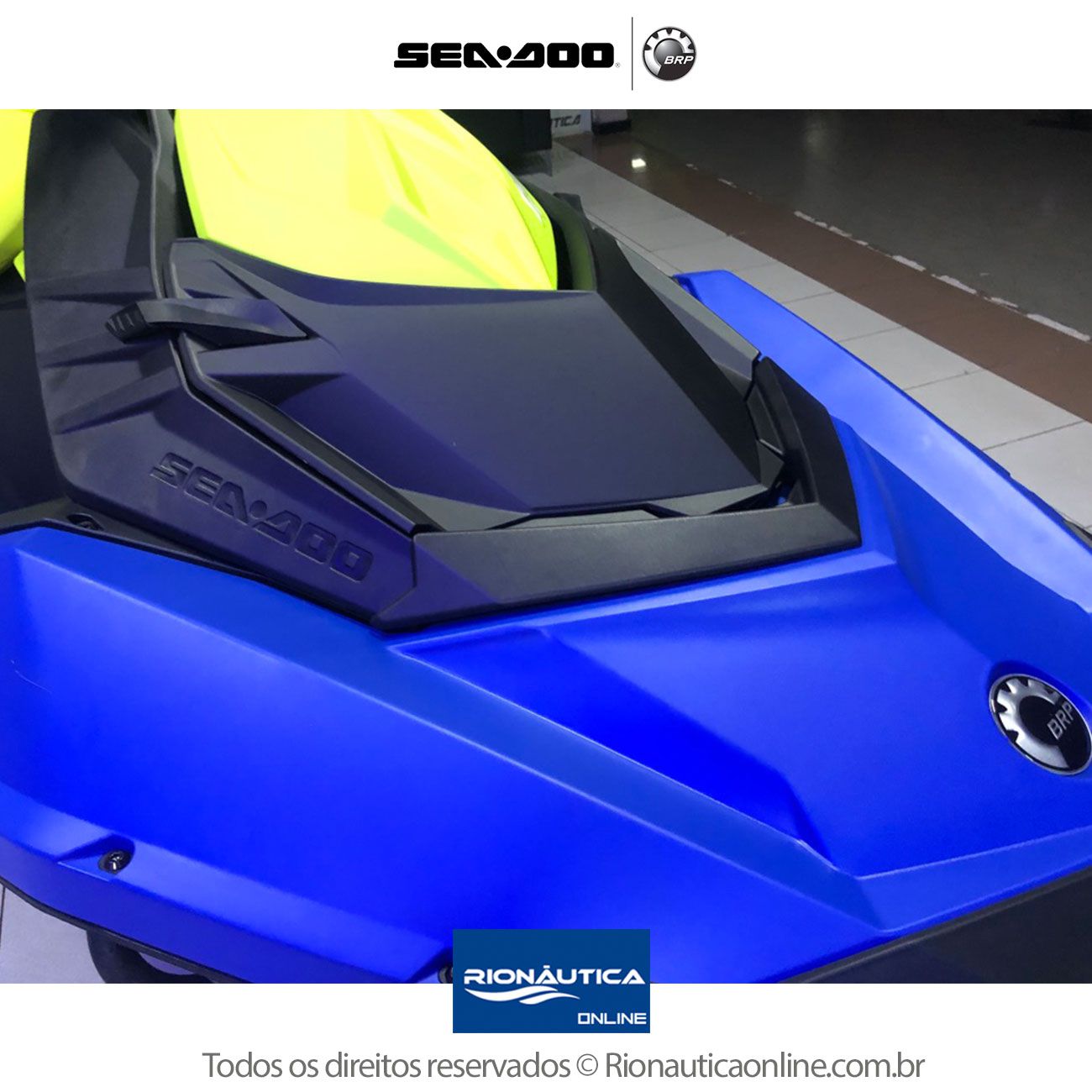 Bagageiro Dianteiro Interno Completo Tampa para Spark Original Sea Doo ...