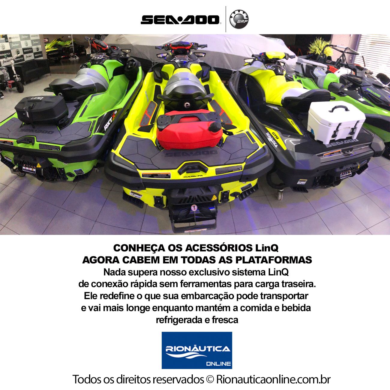 Bagageiro Termico Cooler Caixa Termica 16 Litros LinQ para Jet Ski ...