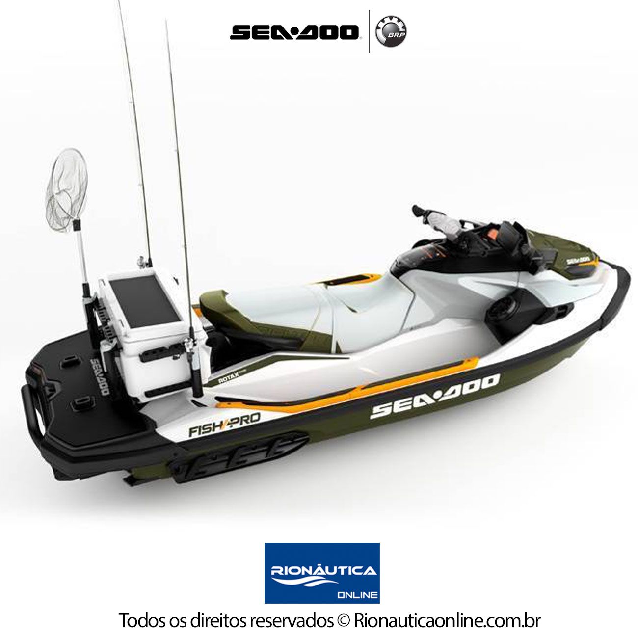 Porta Varas de Fixação Rápida LinQ da caixa Térmica 51 Litros Sea Doo ...