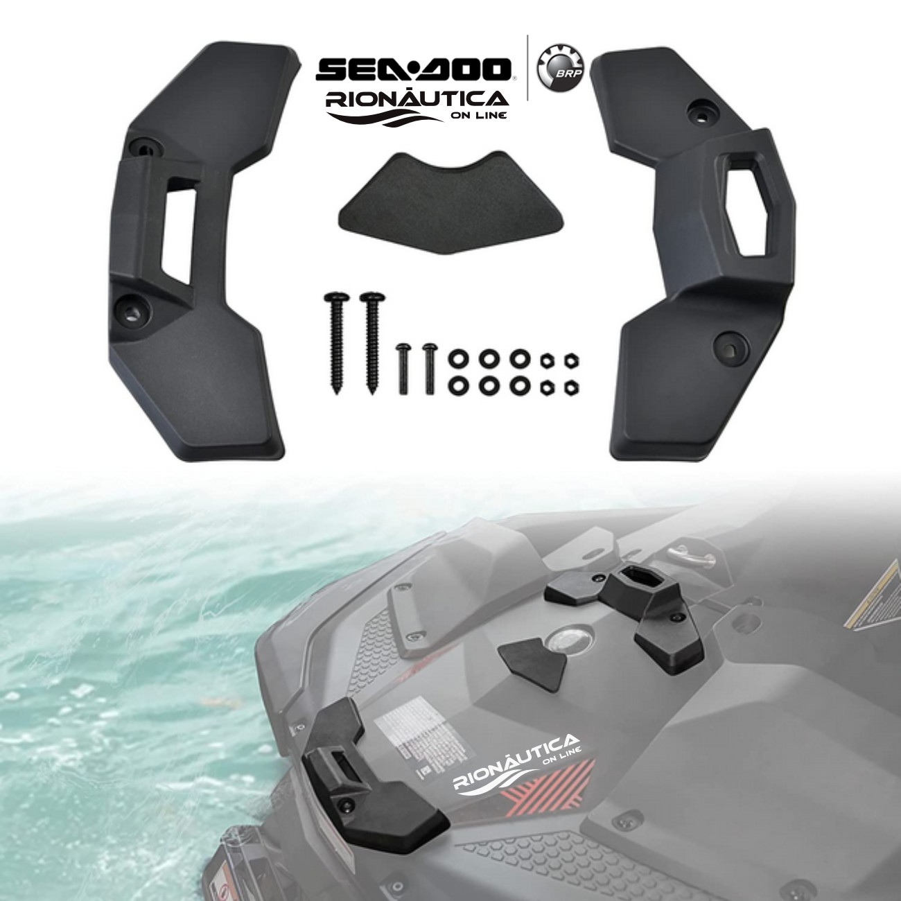 Kit Instalacao Base LinQ Spark 2up Trixx 2 lugares Sea Doo - Rionautica ...