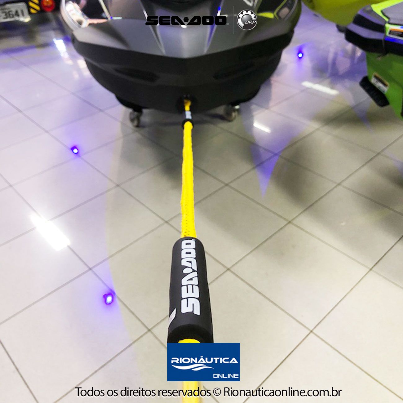 Amarra de Cais Flutuante Cabo Corda de Atracação em Nylon Sea Doo ...