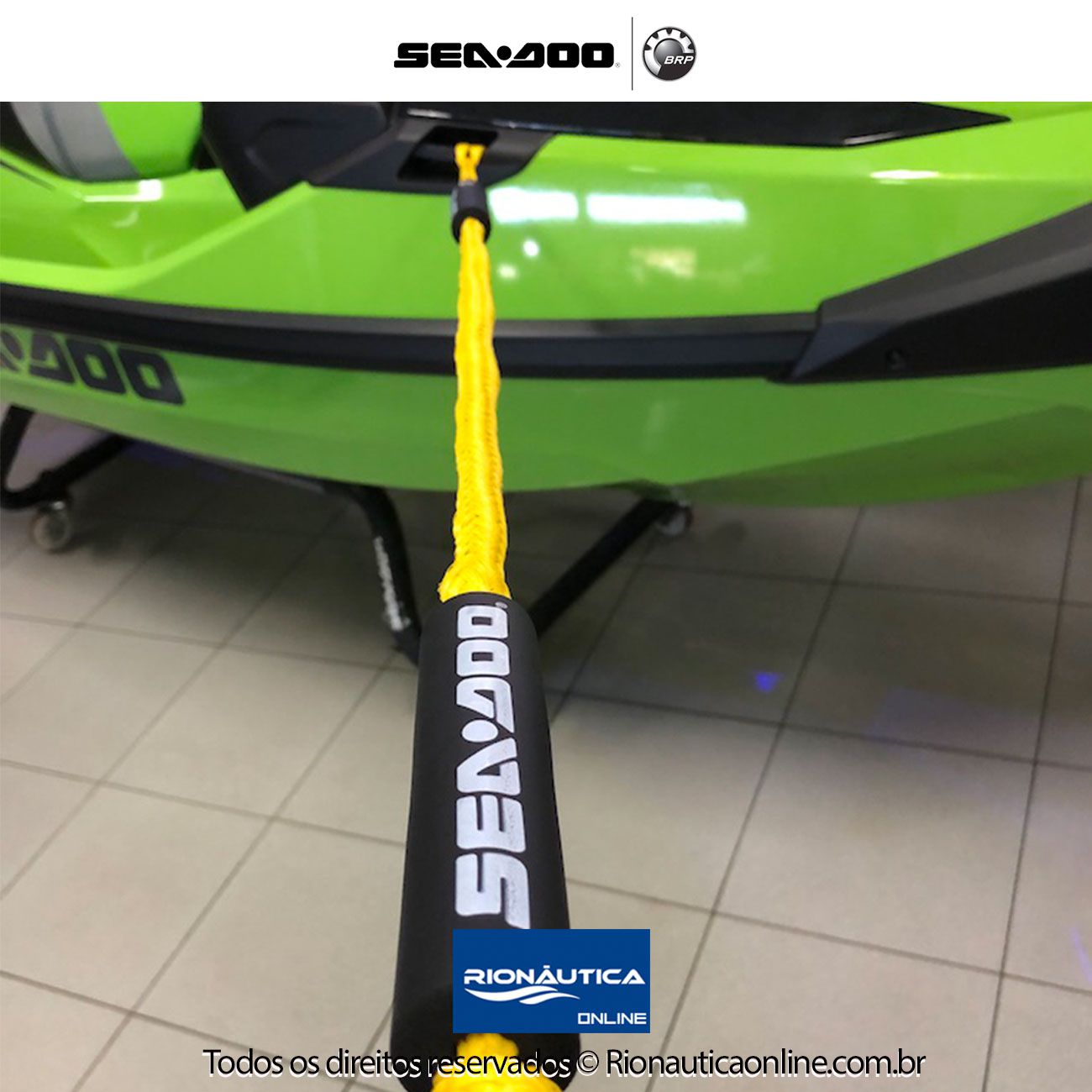 Amarra de Cais Flutuante Cabo Corda de Atracação em Nylon Sea Doo ...