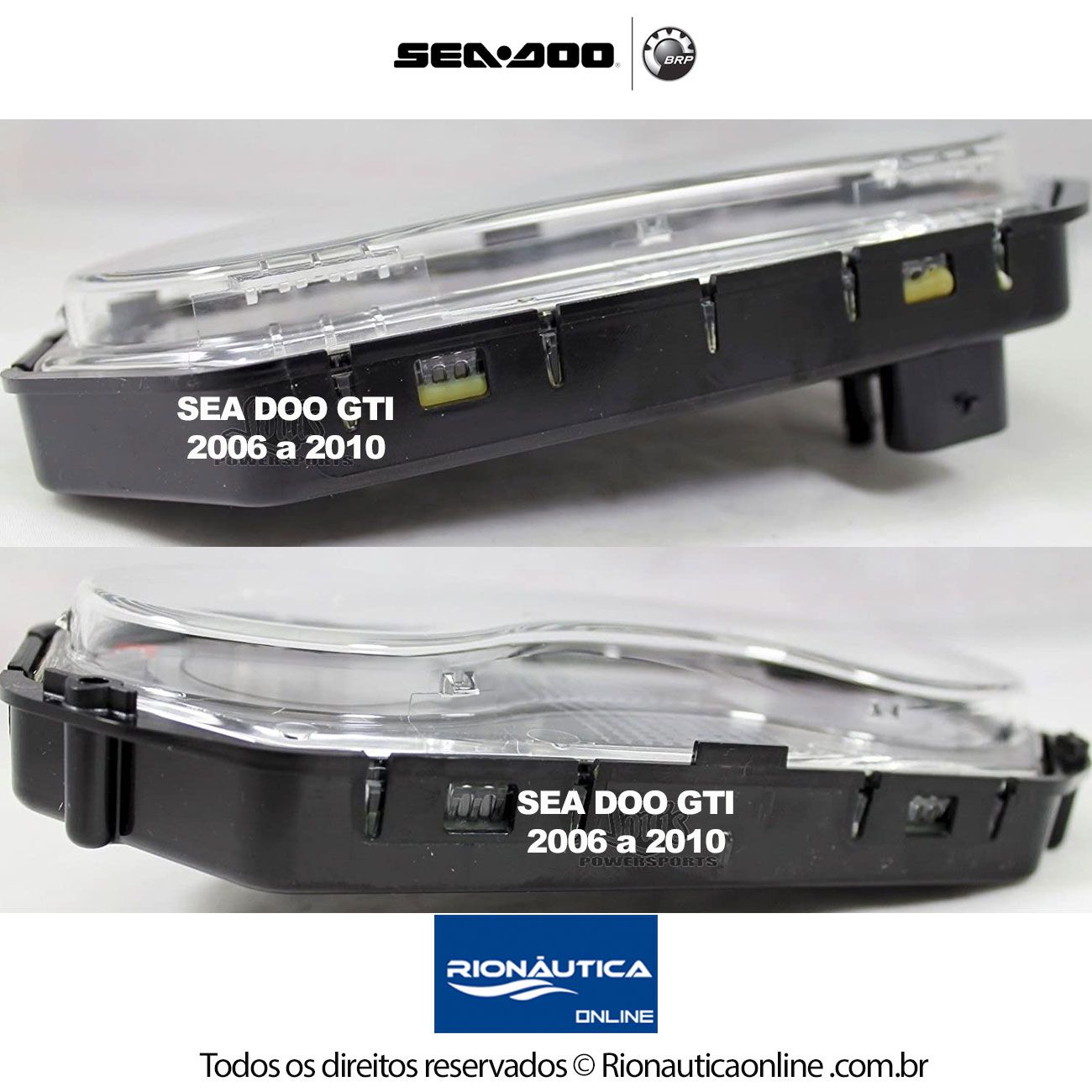 Painel digital de Instrumentos LCD Sea Doo GTI 2006 a 2007 - 278002217 ...