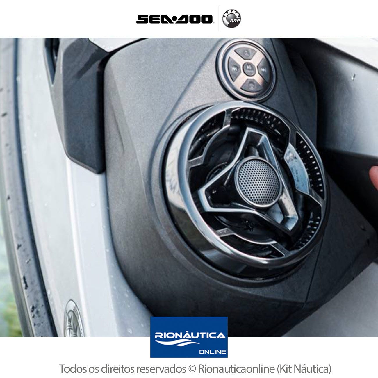 Sistema de Som Bluethooth Sea Doo System Sound 295100711 RXT GTX FISH ...
