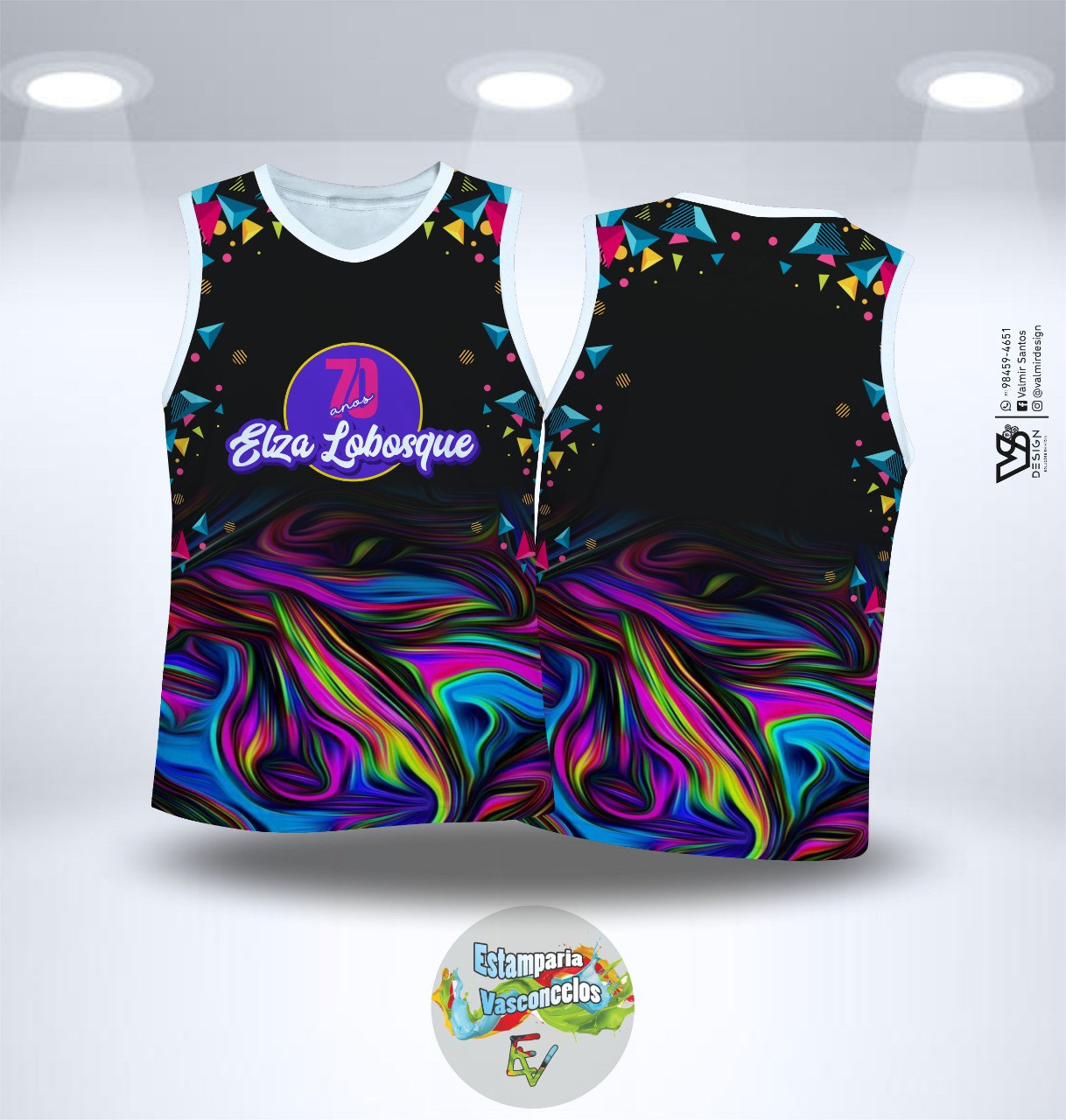 Kit 100 Abadás Personalizados para Carnaval e Eventos - Estamparia e ...