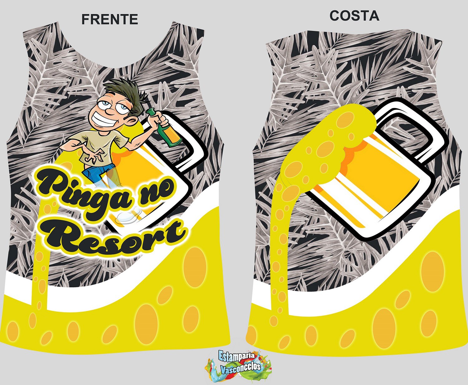 Kit 100 Abadás Personalizados para Carnaval e Eventos - Estamparia e ...