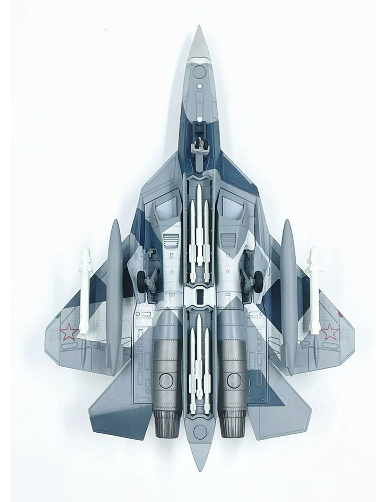 SU-57 FELON - METAL - COM OPÇÕES DE ARMAS - 1:100 - Loja Águias de Aço