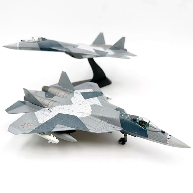 SU-57 FELON - METAL - COM OPÇÕES DE ARMAS - 1:100 - Loja Águias de Aço
