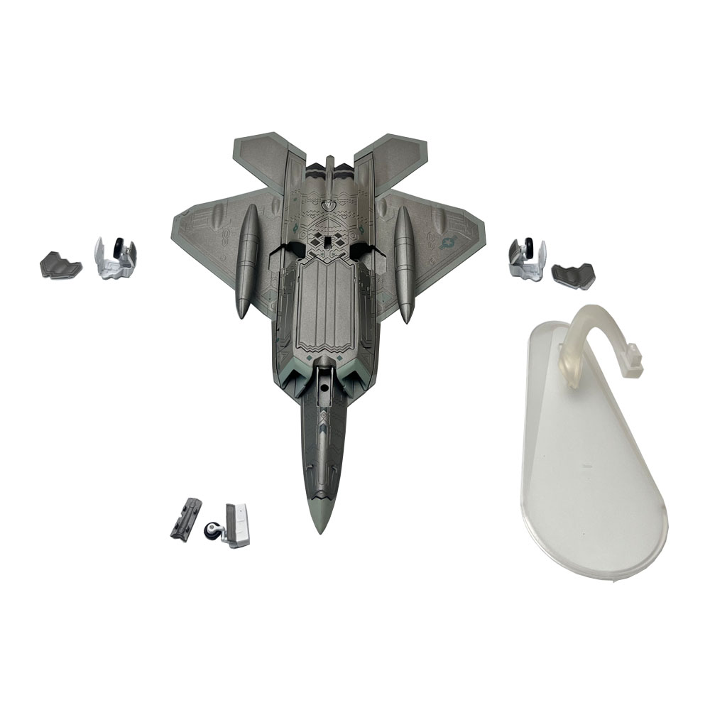 F-22 Raptor (METAL) - COM OPÇÃO DE TREM DE POUSO - 1:100 - Loja Águias ...
