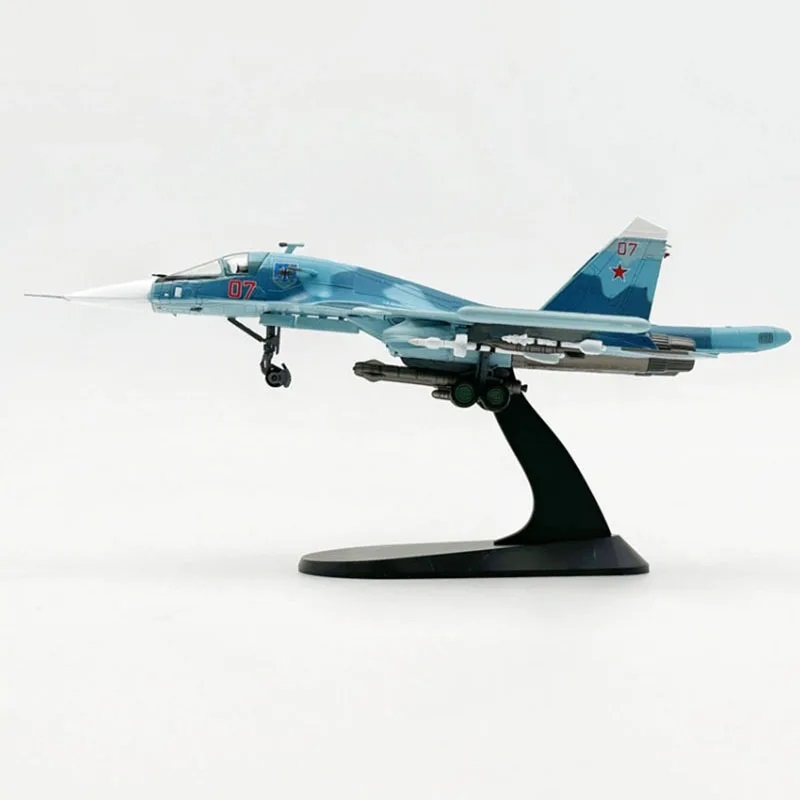 RARO! SU-34 FULLBACK - METAL - Com opções de trem de pouso - 1:100 ...