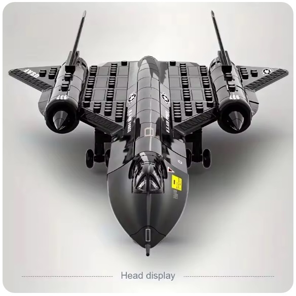 SR-71 BLACKBIRD - Blocos de montar - 183 peças - GRANDE (44 cm) - Loja ...