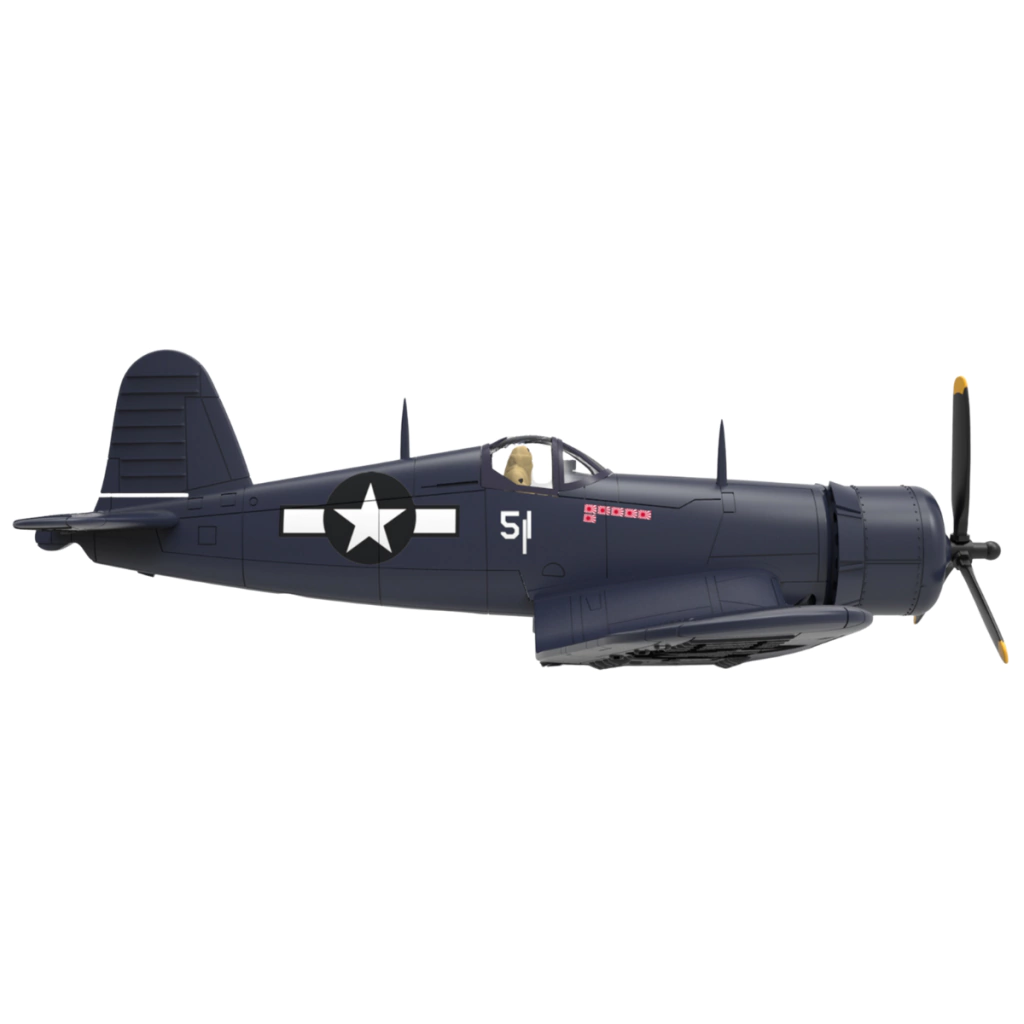 Avião da 2ª Guerra F4U CORSAIR - METAL - 1:72 - com hélice móvel - Loja ...