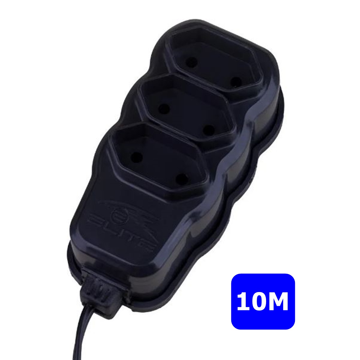 Extensão Elétrica 3 tomadas 10 Metros Bipolar (2P) 10A Bivolt - Loja Solutech Eletrônicos e ...