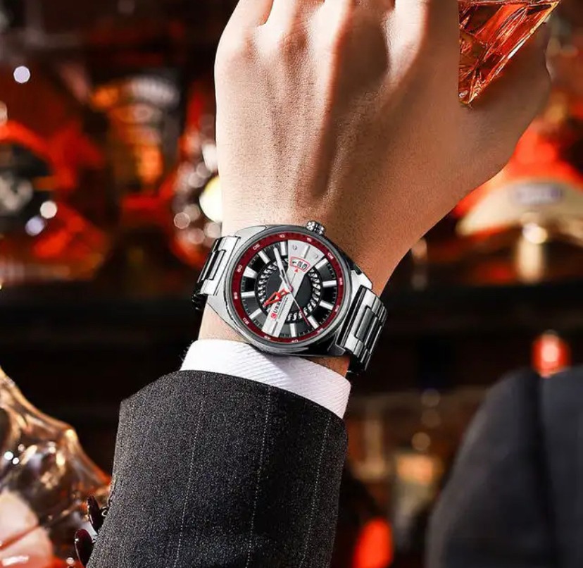 Relógio Curren Masculino 8403 Prata - Relógios Curren