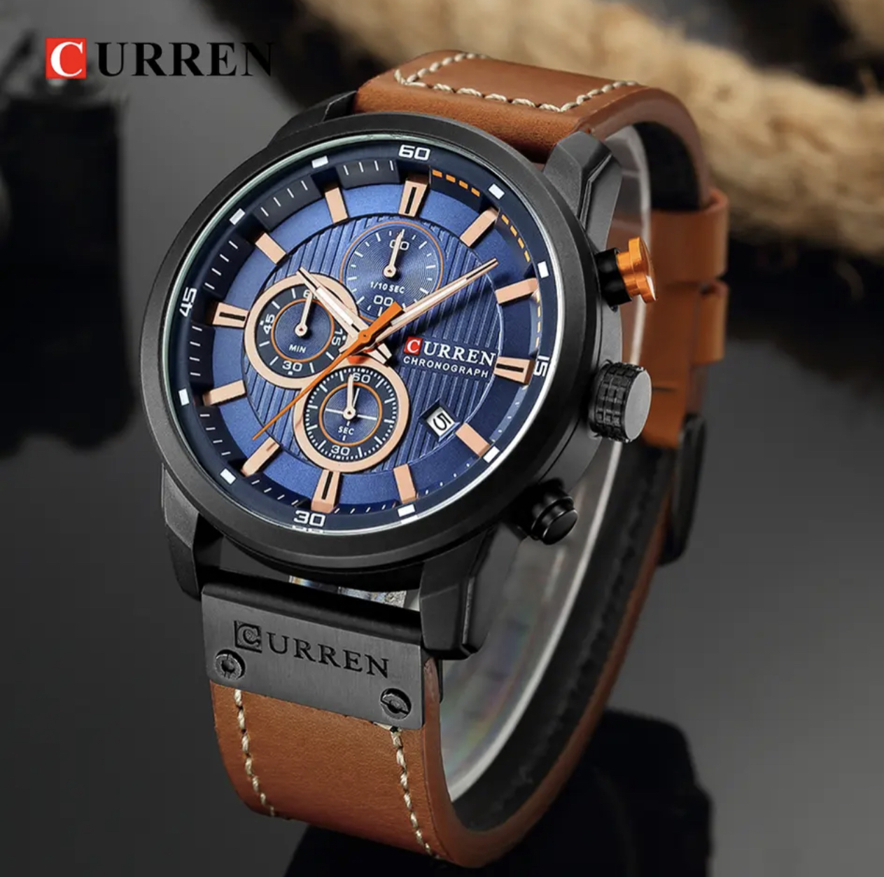 Relógio Curren 8291 Azul Marinho - Relógios Curren