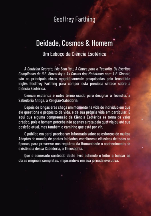 Deidade, Cosmos & Homem: Um Esboço da Ciência Esotérica - Geoffrey ...