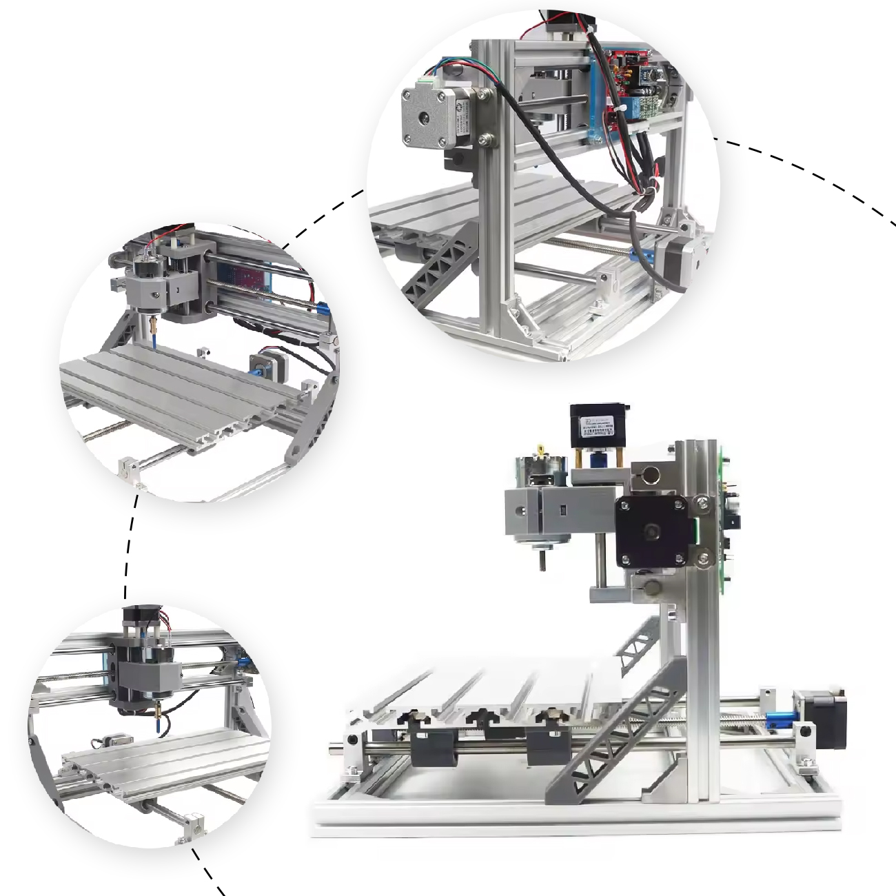 Mini Fresadora Cnc 3018 Diy P/ Pci Eletrônica - Brasil c/ NF - Robomix - Conectando você ao que ...
