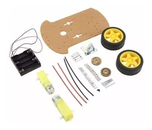 Kit Chassi para Robô Duas Rodas Circular - Robomix - Conectando você ao ...