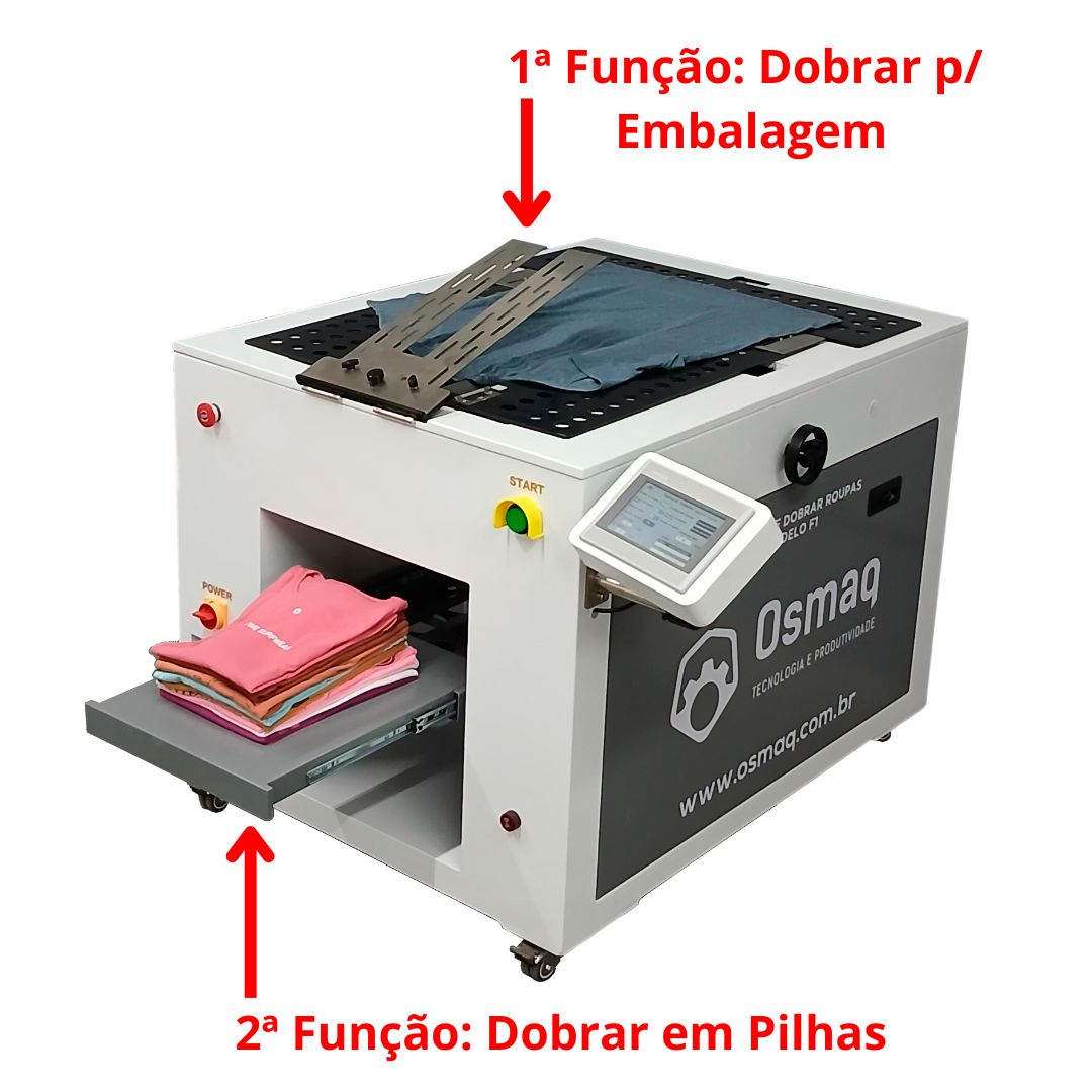 Máquina de Dobrar Roupas OSMAQ - Osmaq - Tecnologia e Produtividade