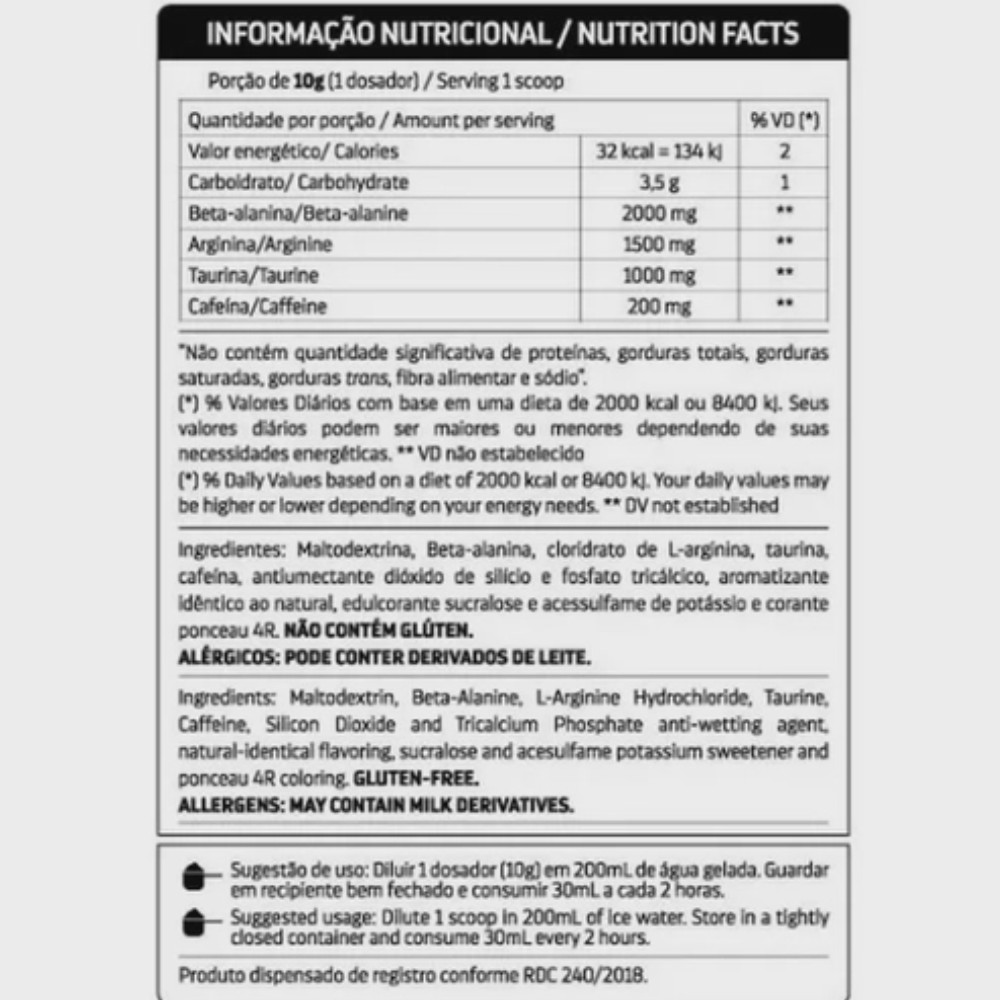 PSYCHO FUZE UNDER LABZ - 150G - Curitiba Nutrition - Suplementos