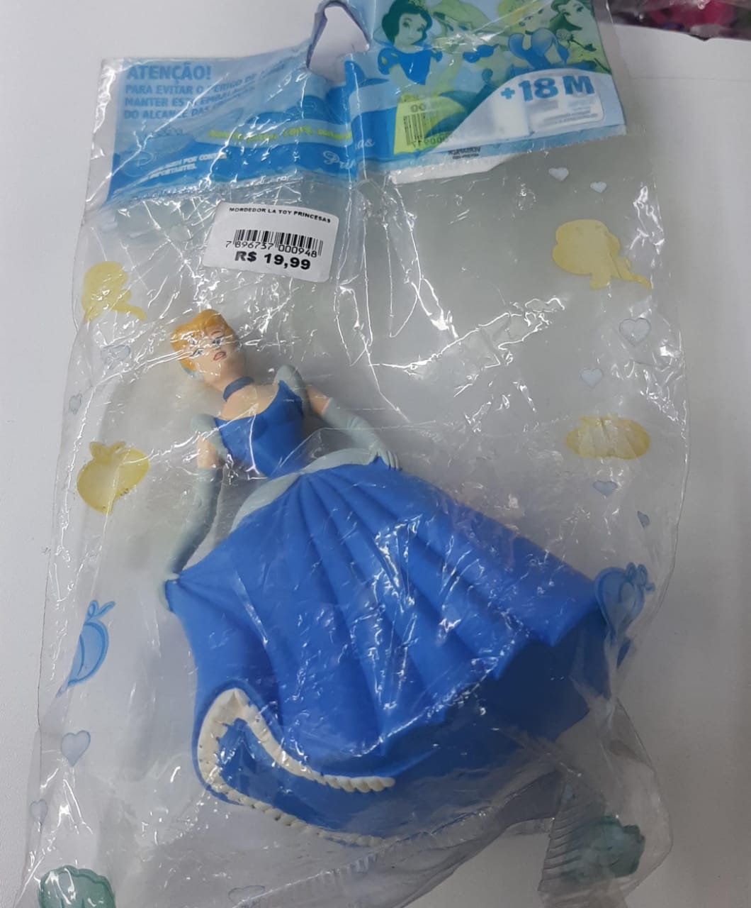 MORDEDOR LATOY PRINCESA CINDERELA - Clube da Fralda
