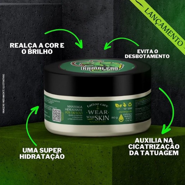 Kit Pós Tattoo Care Wear Your Skin by Kamaleão Color - Unicolourfull