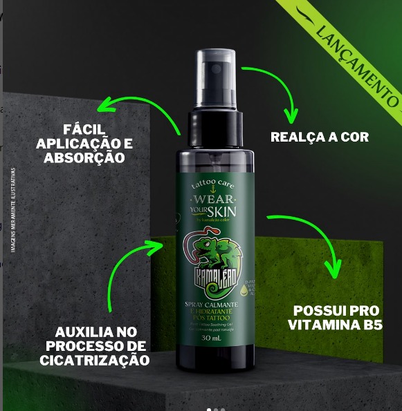 Kit Pós Tattoo Care Wear Your Skin by Kamaleão Color - Unicolourfull