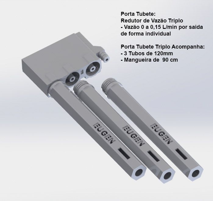 Redutor com ajuste triplo de vazão bomba de amostragem - EUGEN ...