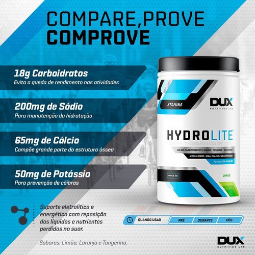 Hydrolite (1kg) DUX Nutrition Lab - HEAVY NUTRITION SUPLEMENTOS